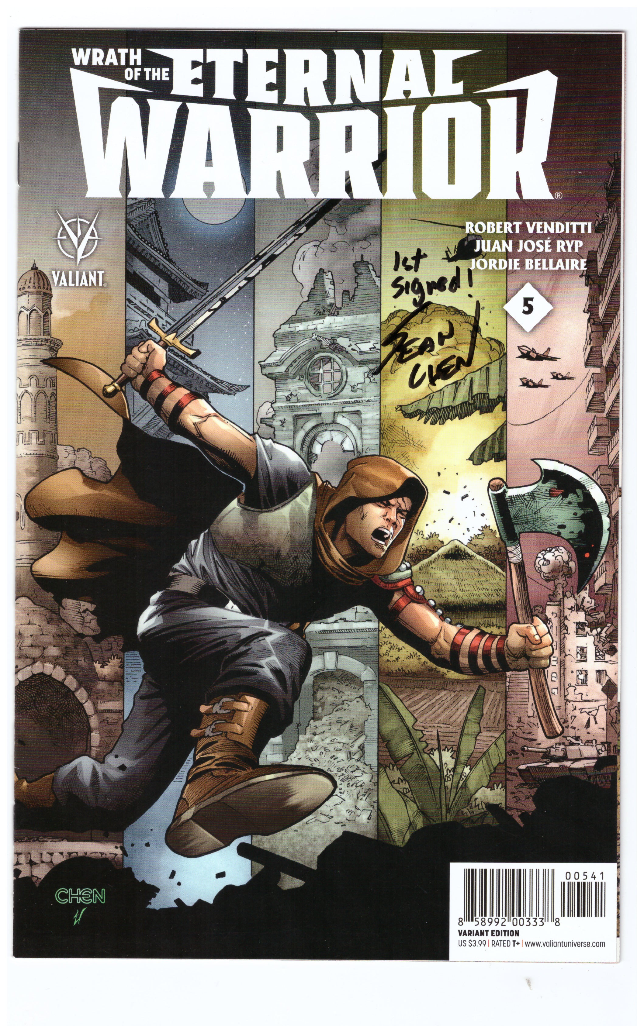Wrath of the Eternal Warrior #5 Signed – The Hall of Comics