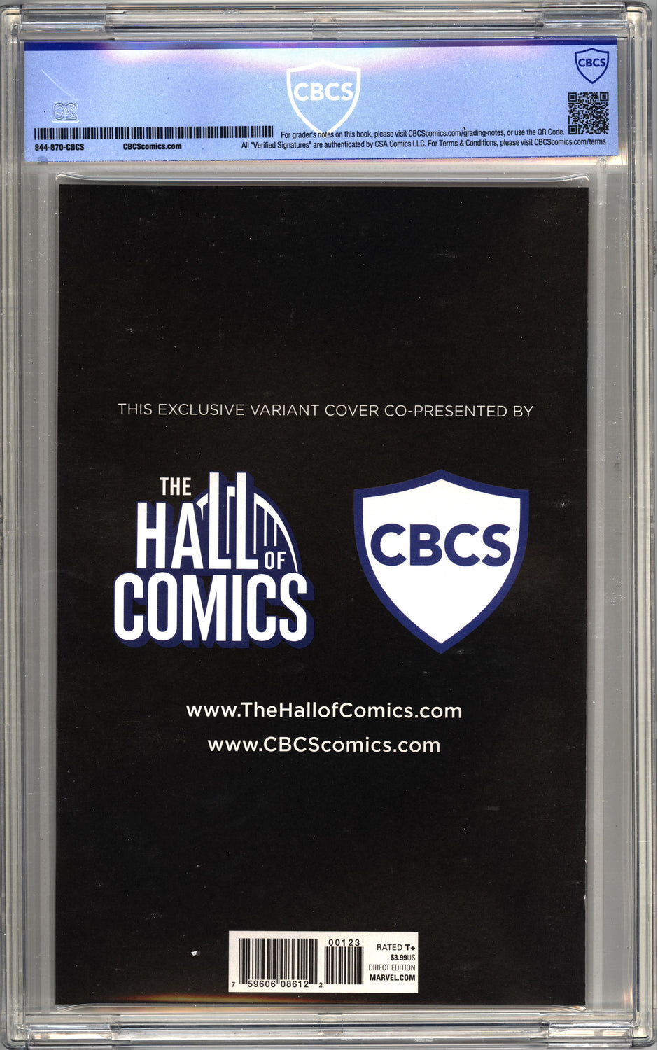 Graded Comic Books for Sale - CGC & CBCS – The Hall of Comics